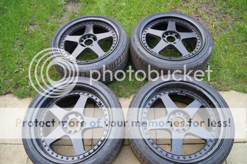 Veilside Andrew Racing V Wheels x4 18x9.5 +40 Rears 18x8.5 +60 Fronts 5 ...