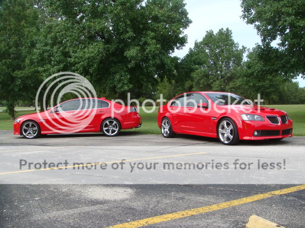 2 Red G8 GTs with Camaro wheels | Pontiac G8 Forum