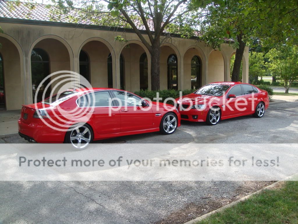 2 Red G8 GTs with Camaro wheels | Pontiac G8 Forum